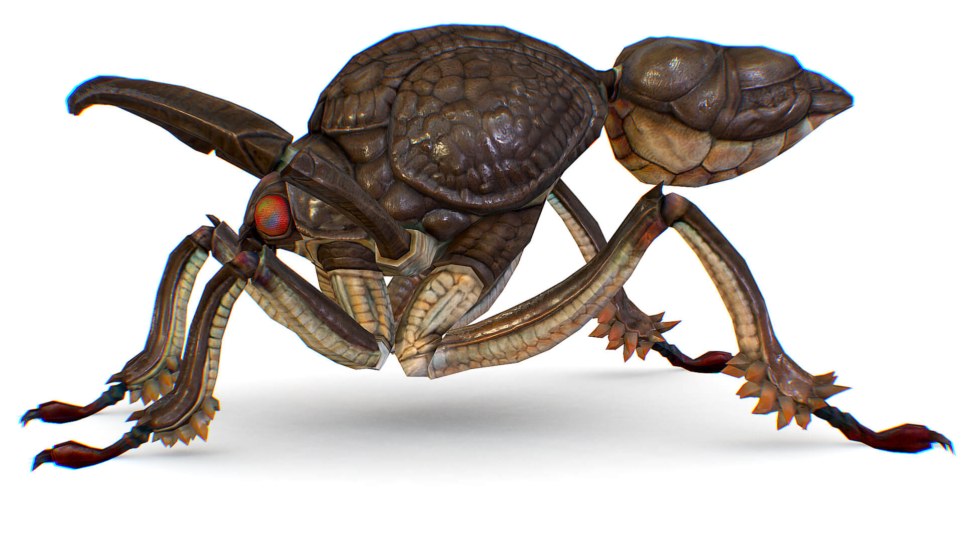 Big Insect Monster Mutant Ant Animal Beetle - 3D Model by LiveBook3D
