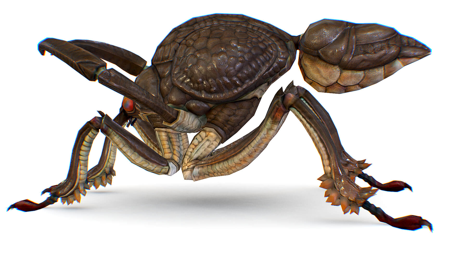 Big Insect Monster Mutant Ant Animal Beetle - 3D Model by LiveBook3D