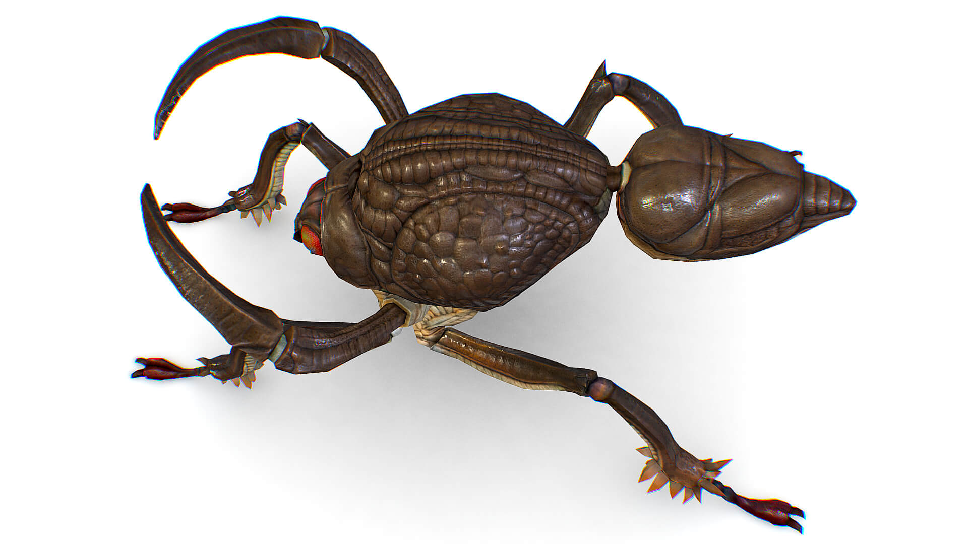 Big Insect Monster Mutant Ant Animal Beetle - 3D Model by LiveBook3D