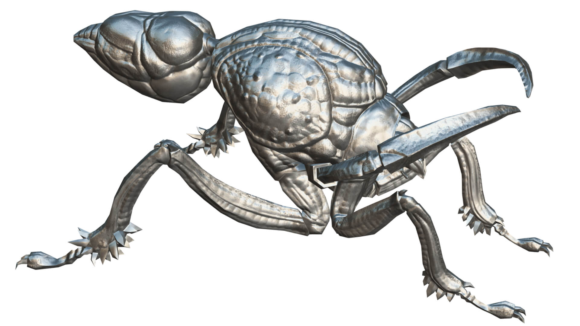 Big Insect Monster Mutant Ant Animal Beetle - 3D Model by LiveBook3D