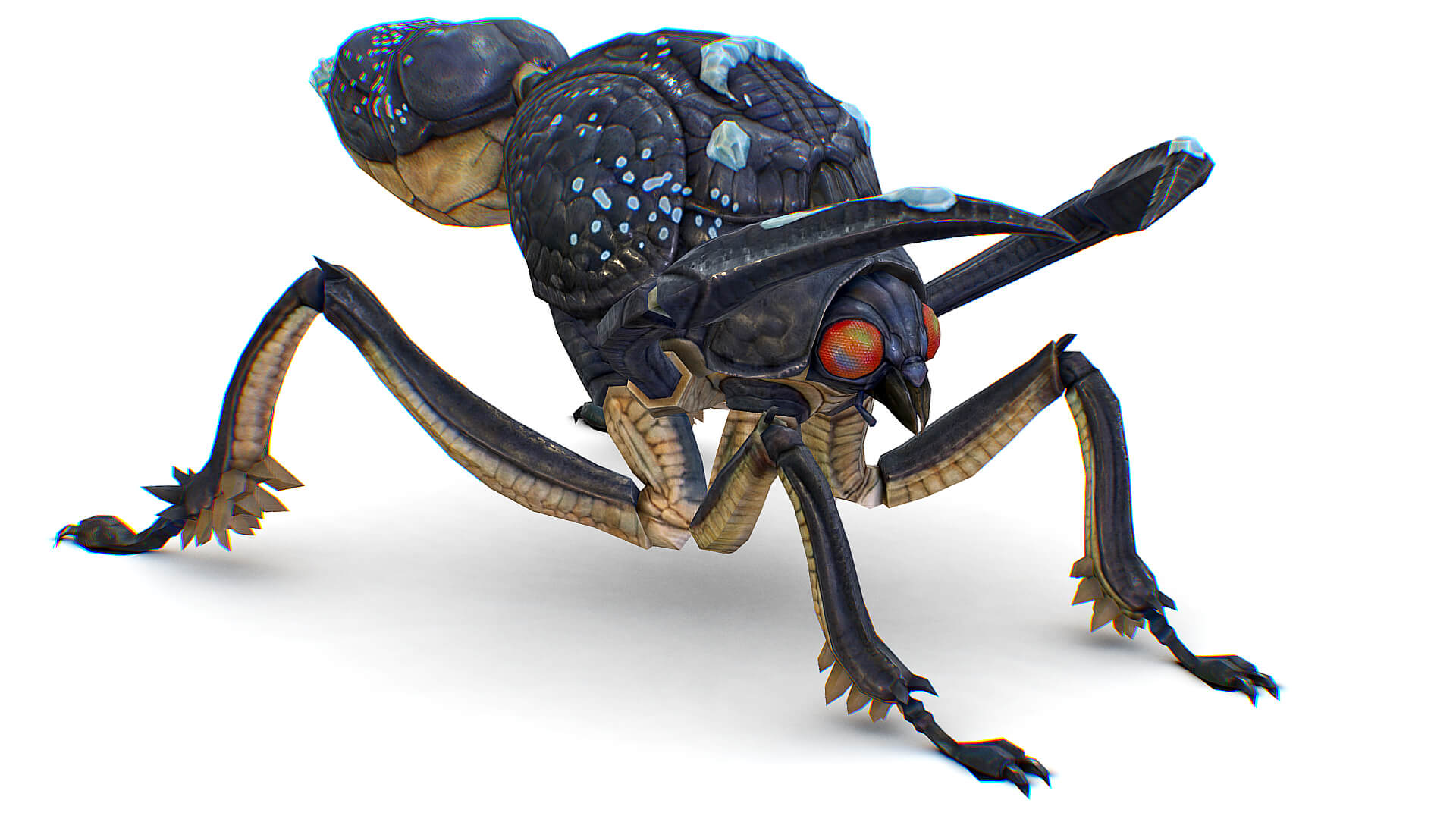 Big Insect Monster Mutant Ant Animal Beetle - 3D Model by LiveBook3D