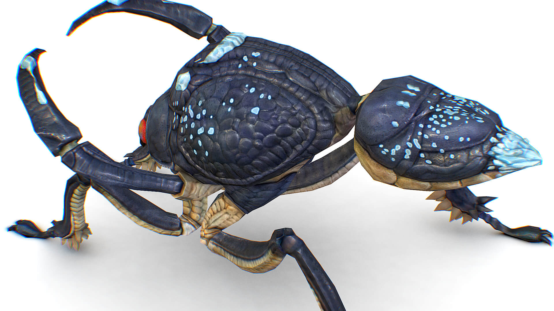 Big Insect Monster Mutant Ant Animal Beetle - 3D Model by LiveBook3D