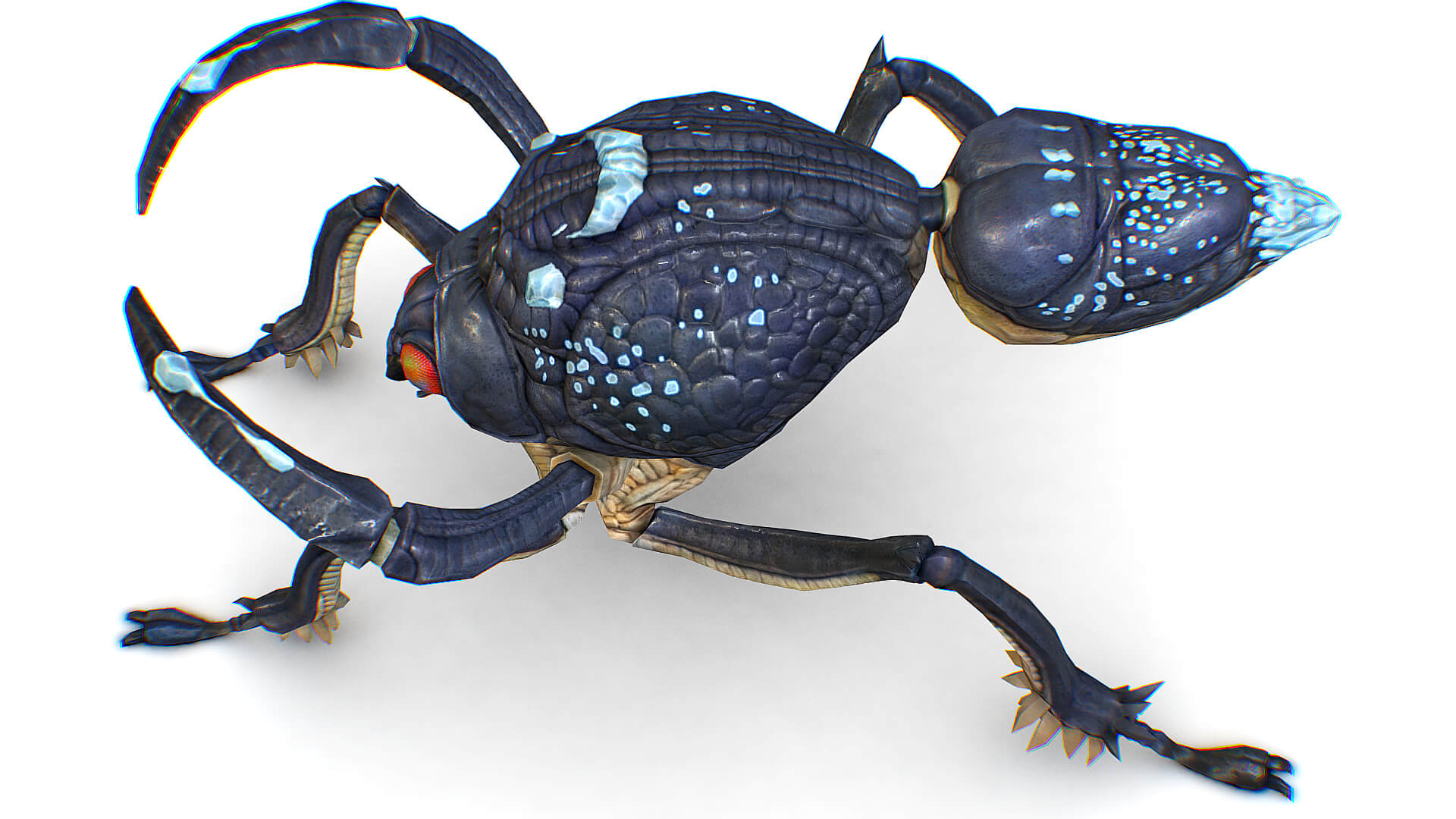Big Insect Monster Mutant Ant Animal Beetle - 3D Model by LiveBook3D
