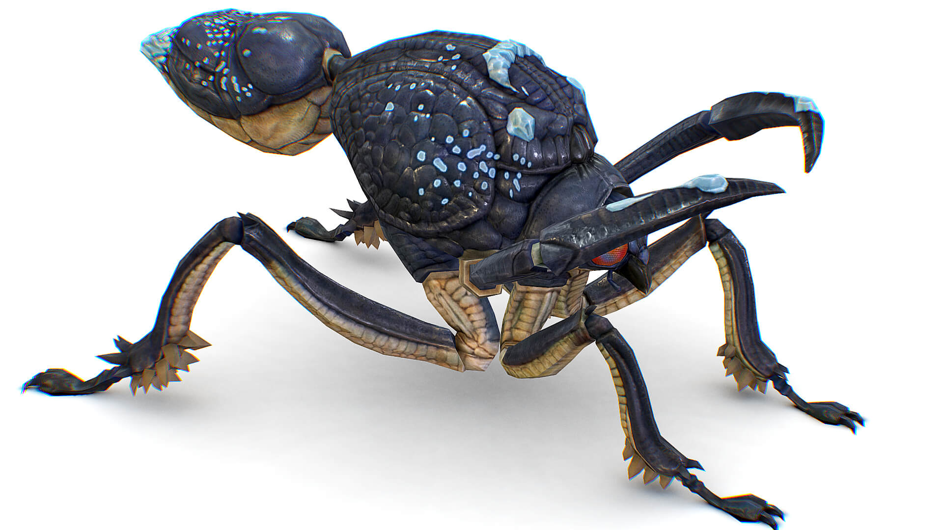 Big Insect Monster Mutant Ant Animal Beetle - 3D Model by LiveBook3D