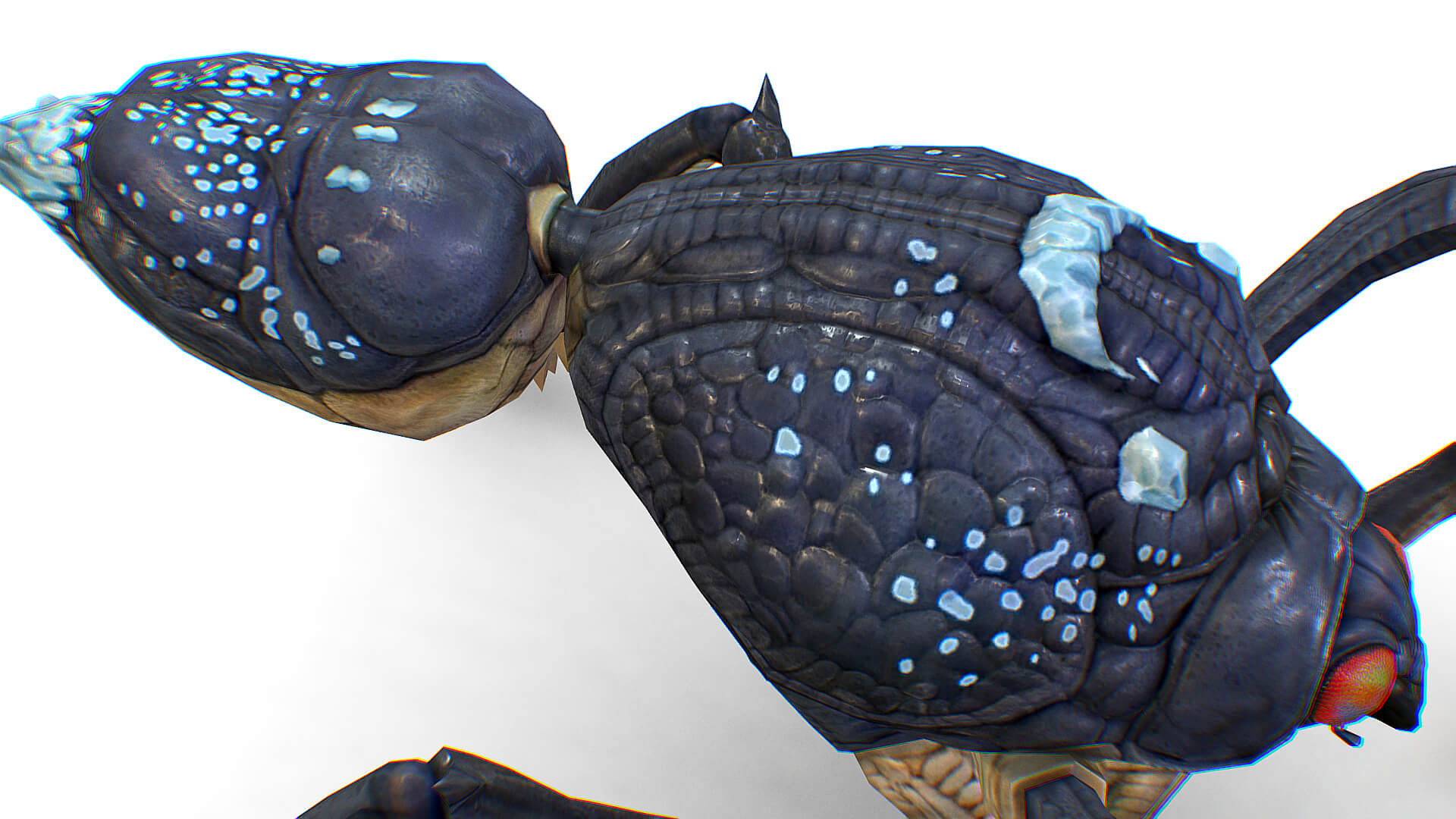 Big Insect Monster Mutant Ant Animal Beetle - 3D Model by LiveBook3D