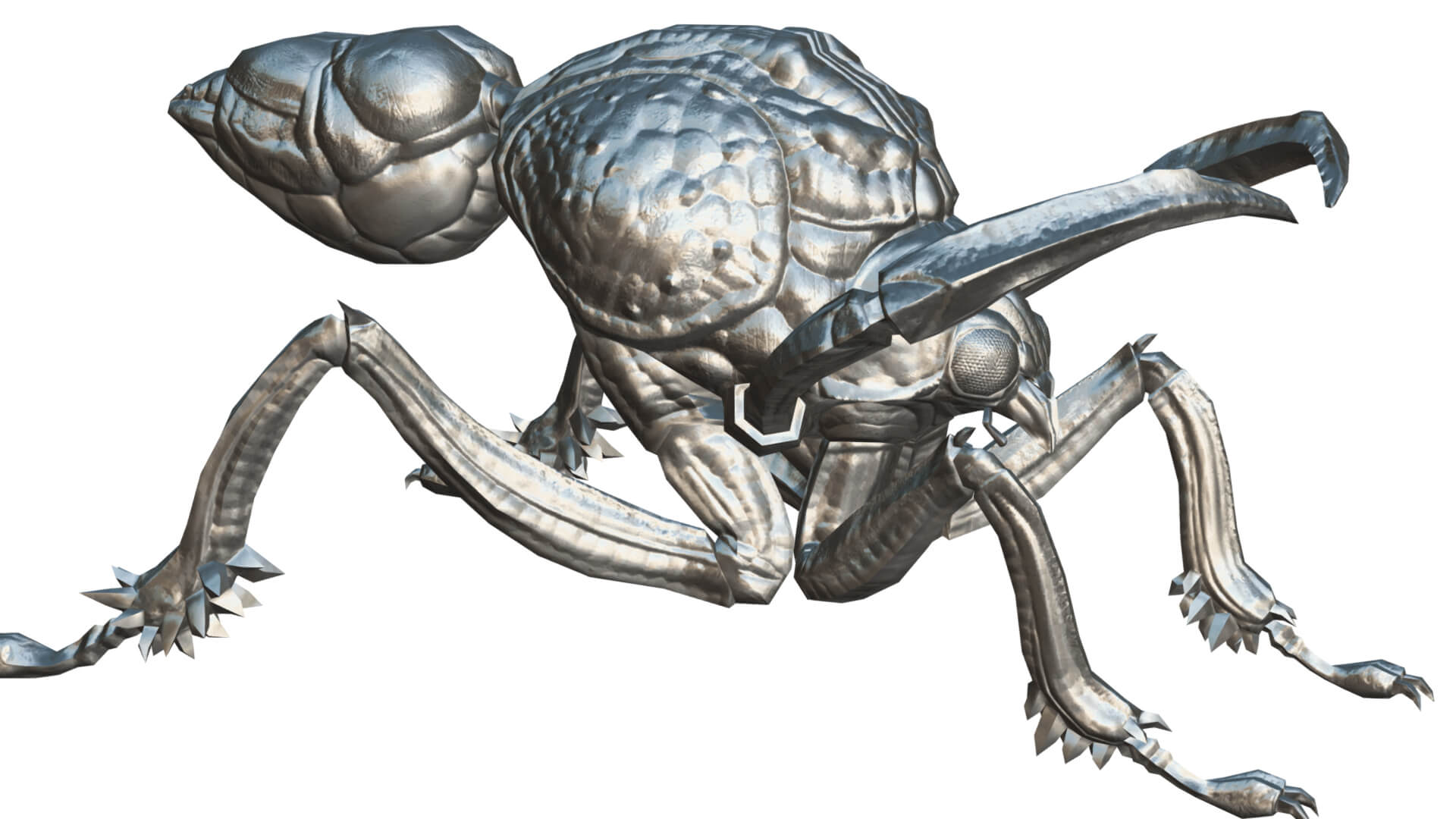 Big Insect Monster Mutant Ant Animal Beetle - 3D Model by LiveBook3D