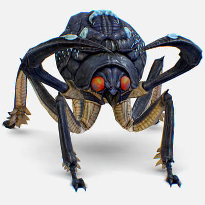 Big Insect Monster Mutant Ant Animal Beetle - 3D Model by LiveBook3D