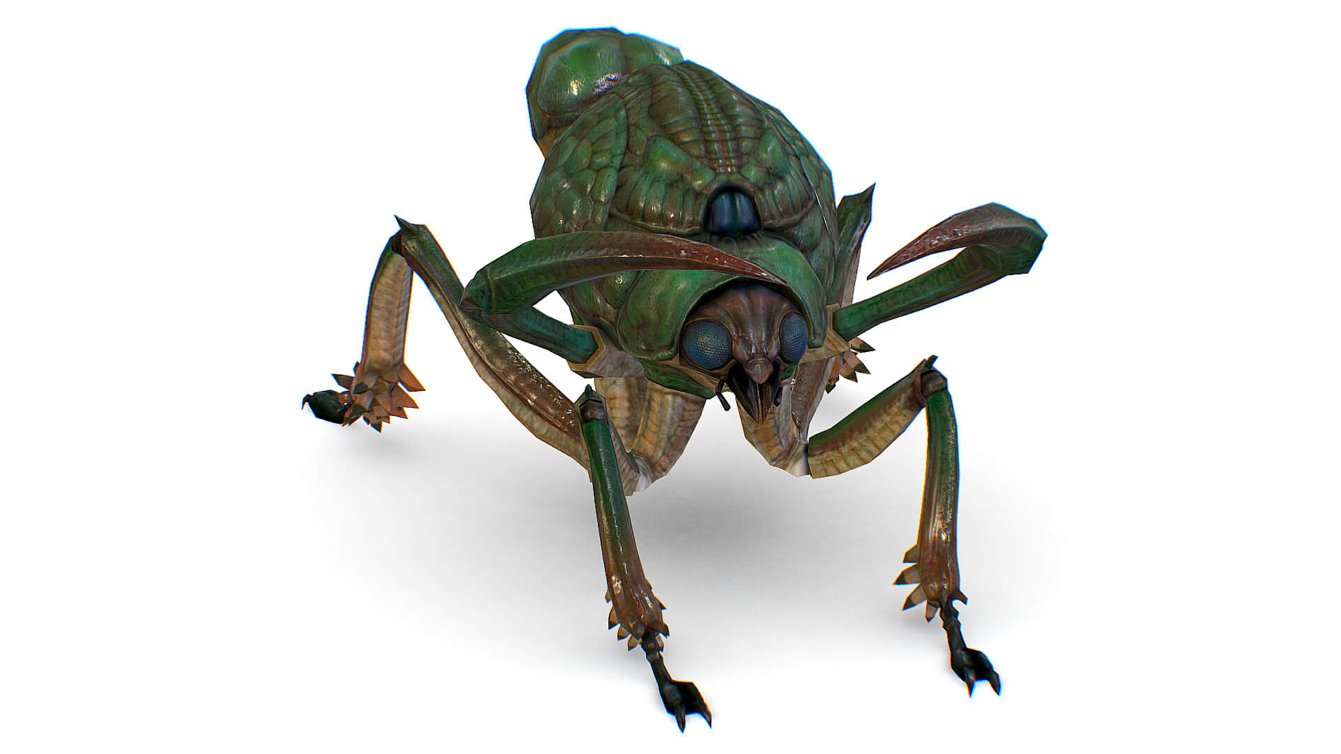 Big Insect Monster Mutant Ant Animal Beetle - 3D Model by LiveBook3D