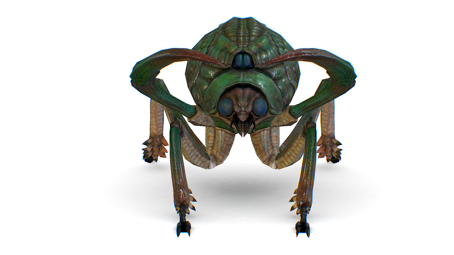 Big Insect Monster Mutant Ant Animal Beetle - 3D Model by LiveBook3D
