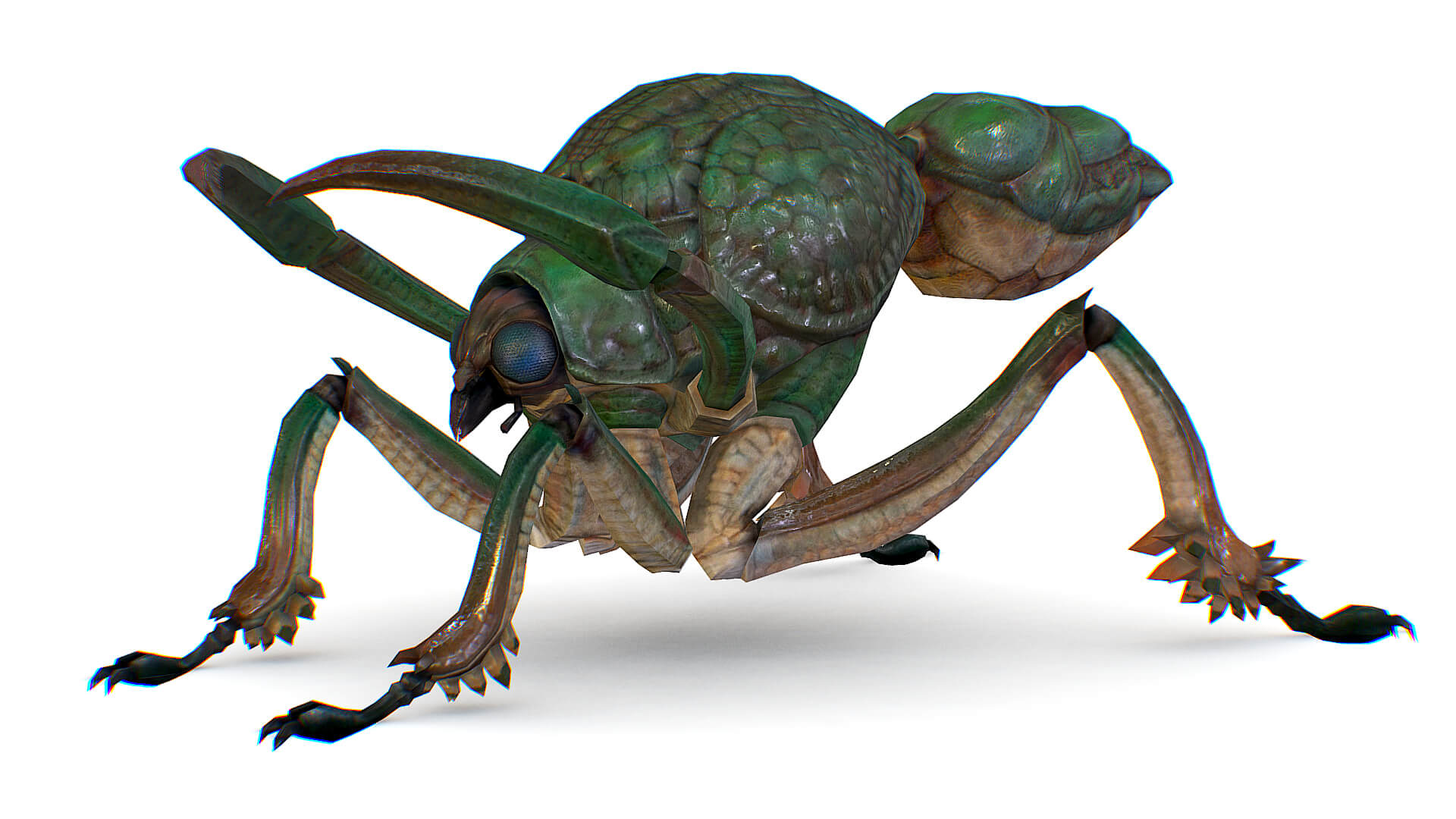 Big Insect Monster Mutant Ant Animal Beetle - 3D Model by LiveBook3D