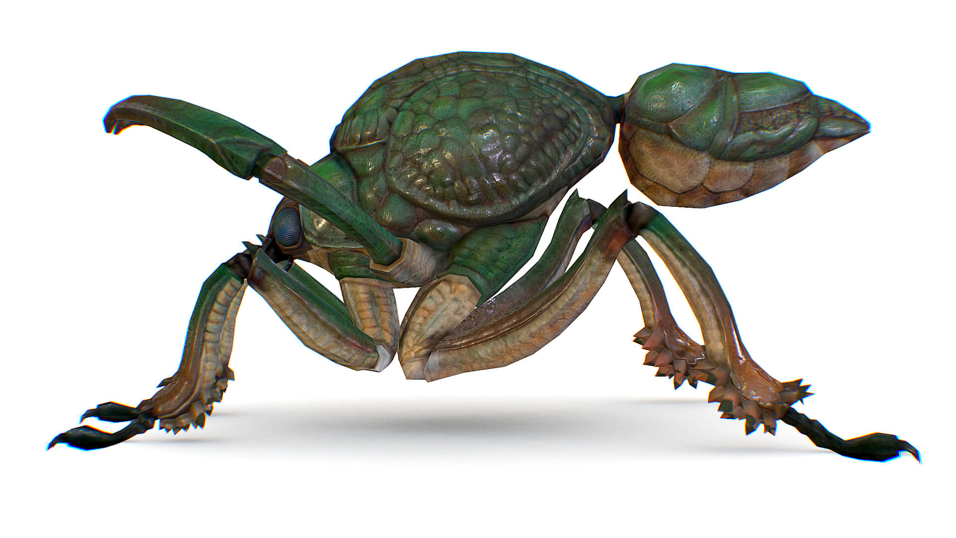 Big Insect Monster Mutant Ant Animal Beetle - 3D Model by LiveBook3D