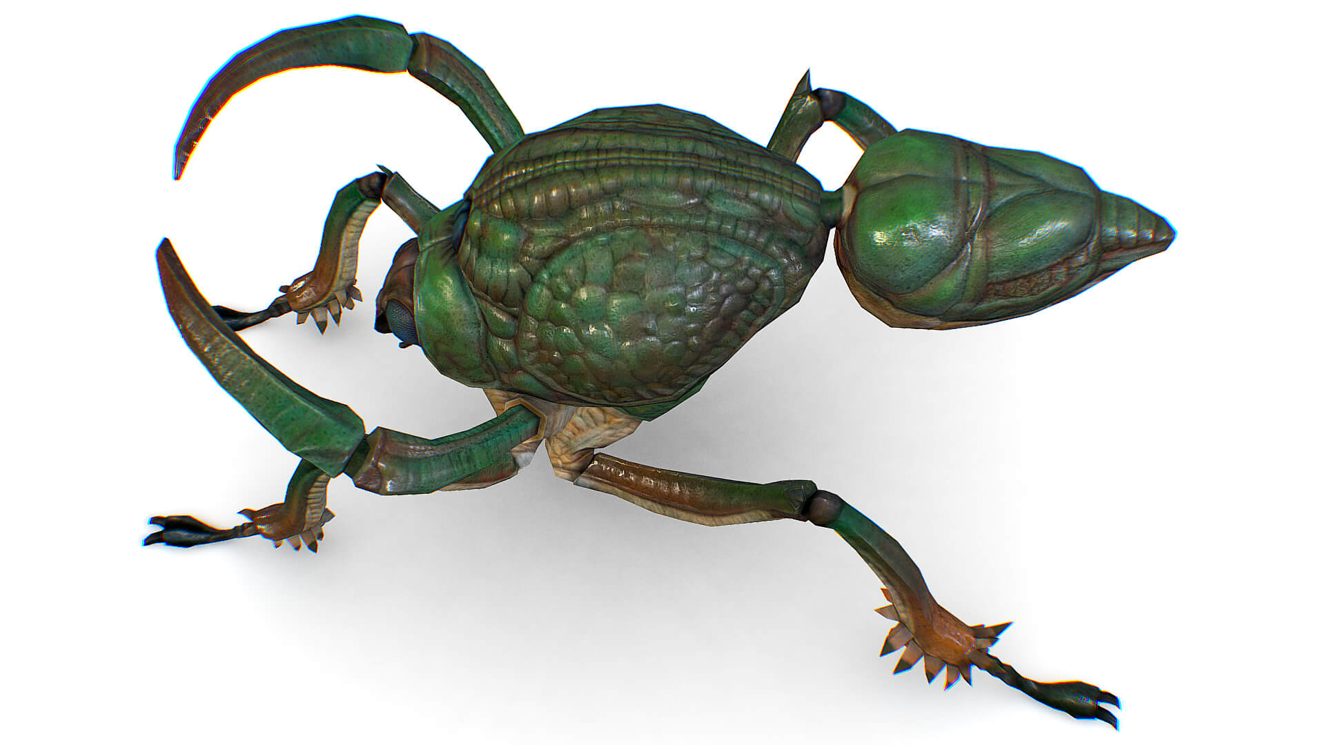 Big Insect Monster Mutant Ant Animal Beetle - 3D Model by LiveBook3D