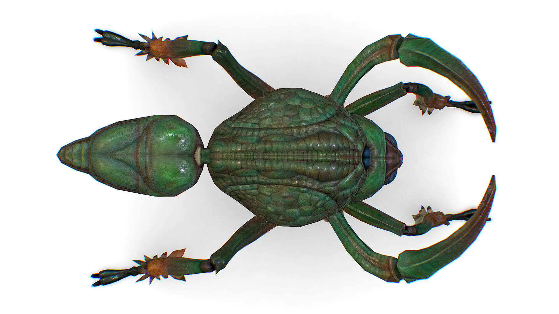 Big Insect Monster Mutant Ant Animal Beetle - 3D Model by LiveBook3D