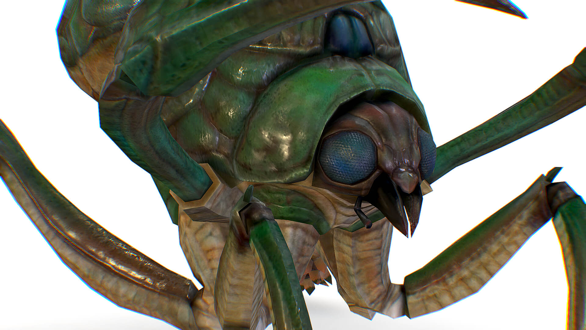 Big Insect Monster Mutant Ant Animal Beetle - 3D Model by LiveBook3D