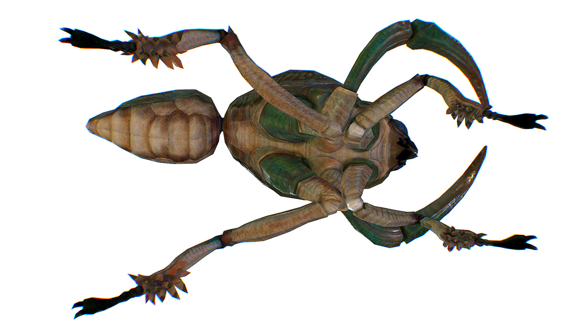 Big Insect Monster Mutant Ant Animal Beetle - 3D Model by LiveBook3D