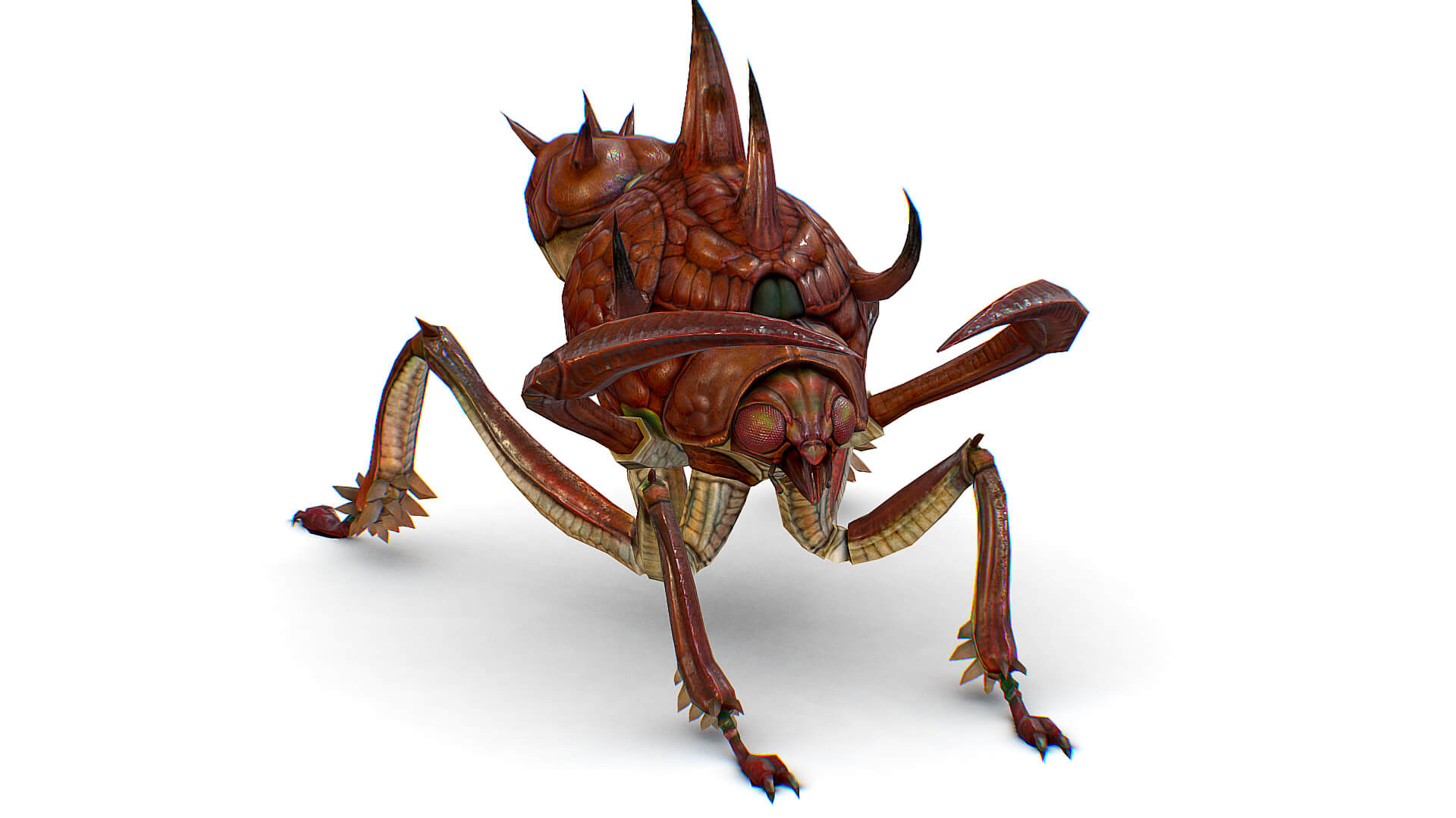 Big Insect Monster Mutant Ant Beetle - 3D Model by LiveBook3D