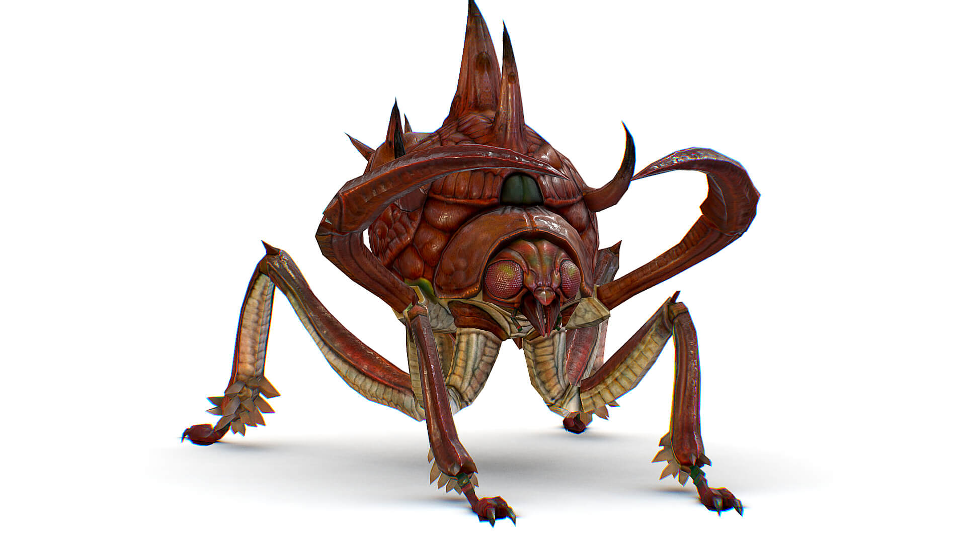 Big Insect Monster Mutant Ant Beetle - 3D Model by LiveBook3D