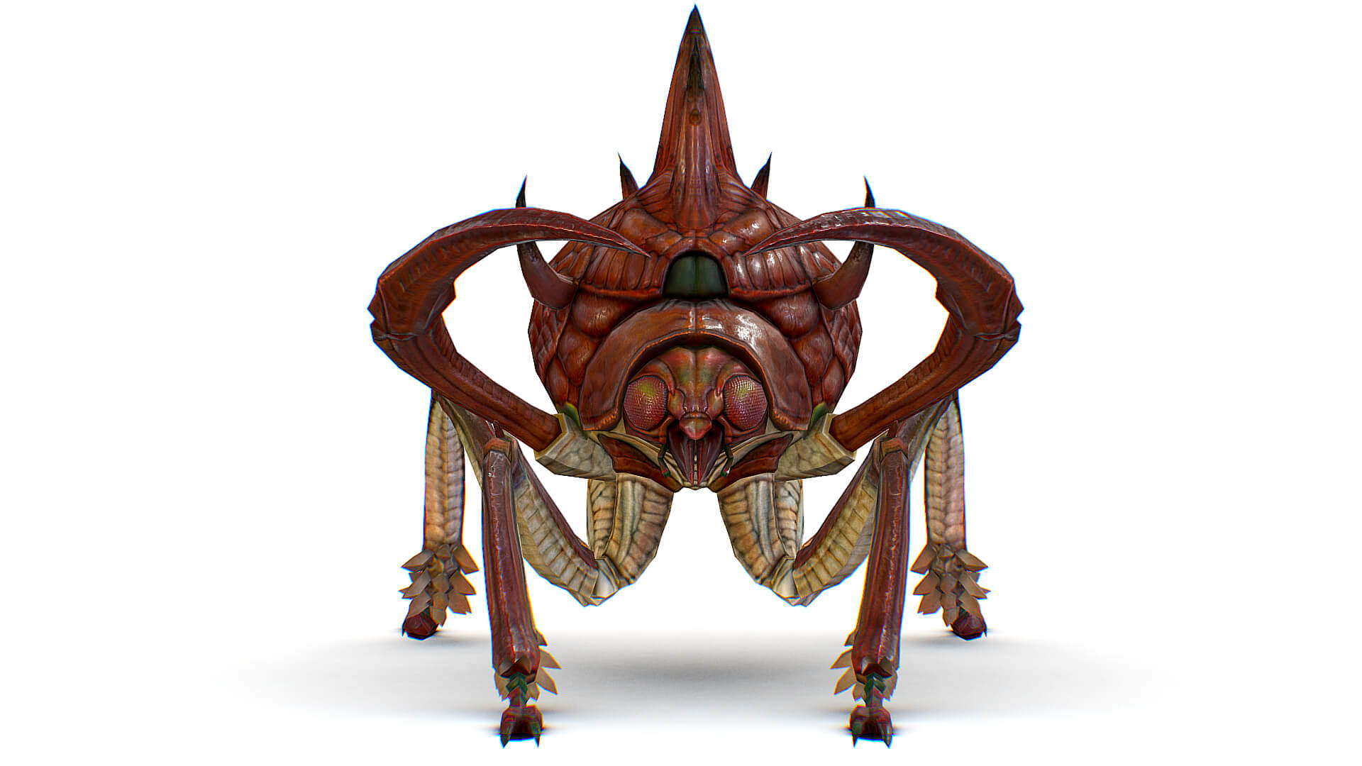 Big Insect Monster Mutant Ant Beetle - 3D Model by LiveBook3D