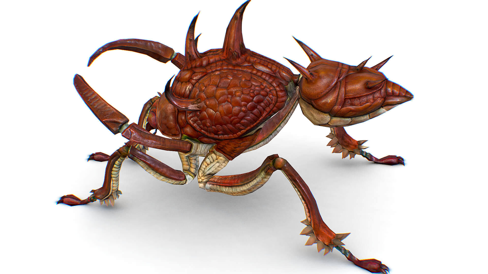 Big Insect Monster Mutant Ant Beetle - 3D Model by LiveBook3D