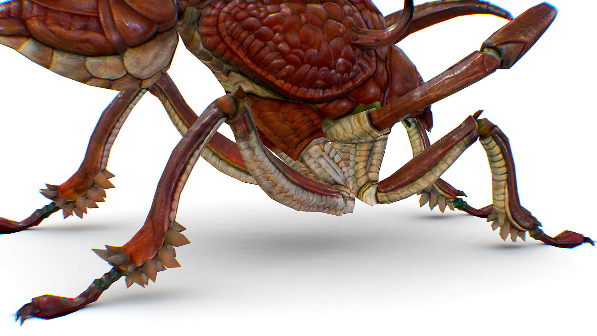 Big Insect Monster Mutant Ant Beetle - 3D Model by LiveBook3D