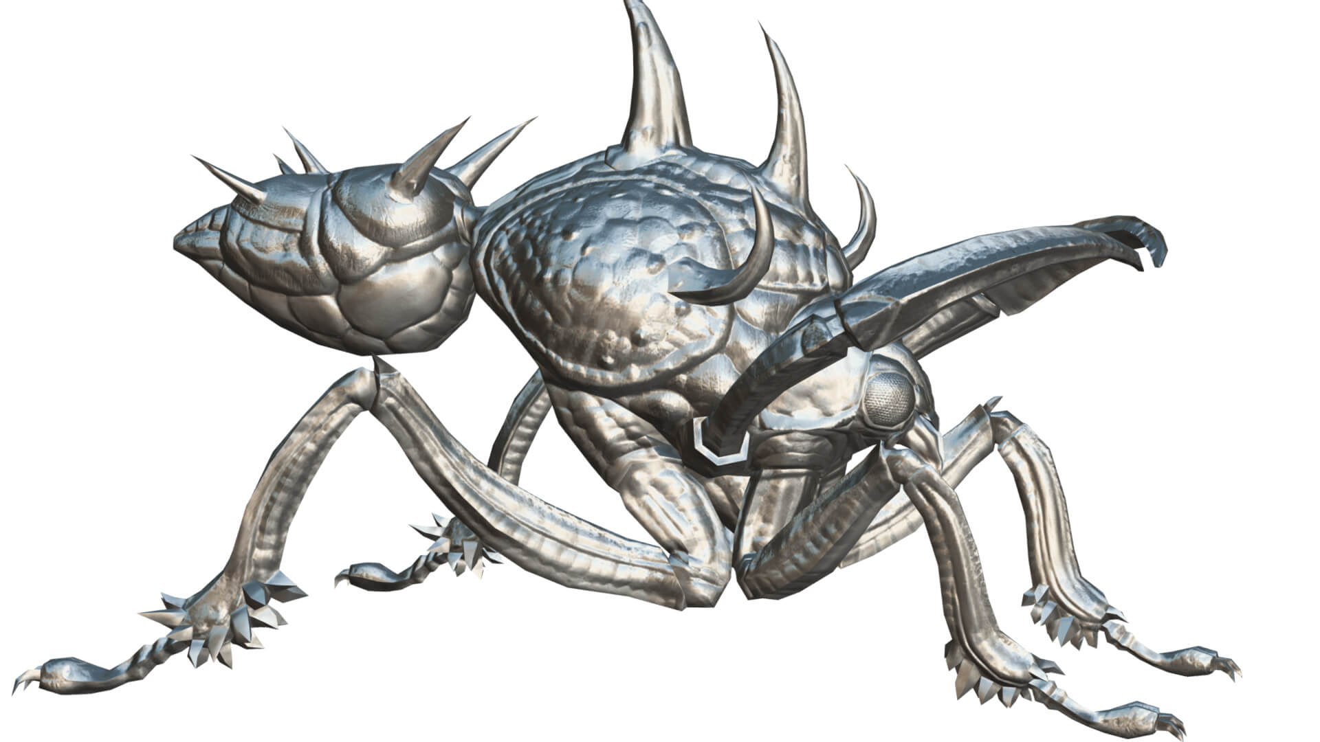 Big Insect Monster Mutant Ant Beetle - 3D Model by LiveBook3D