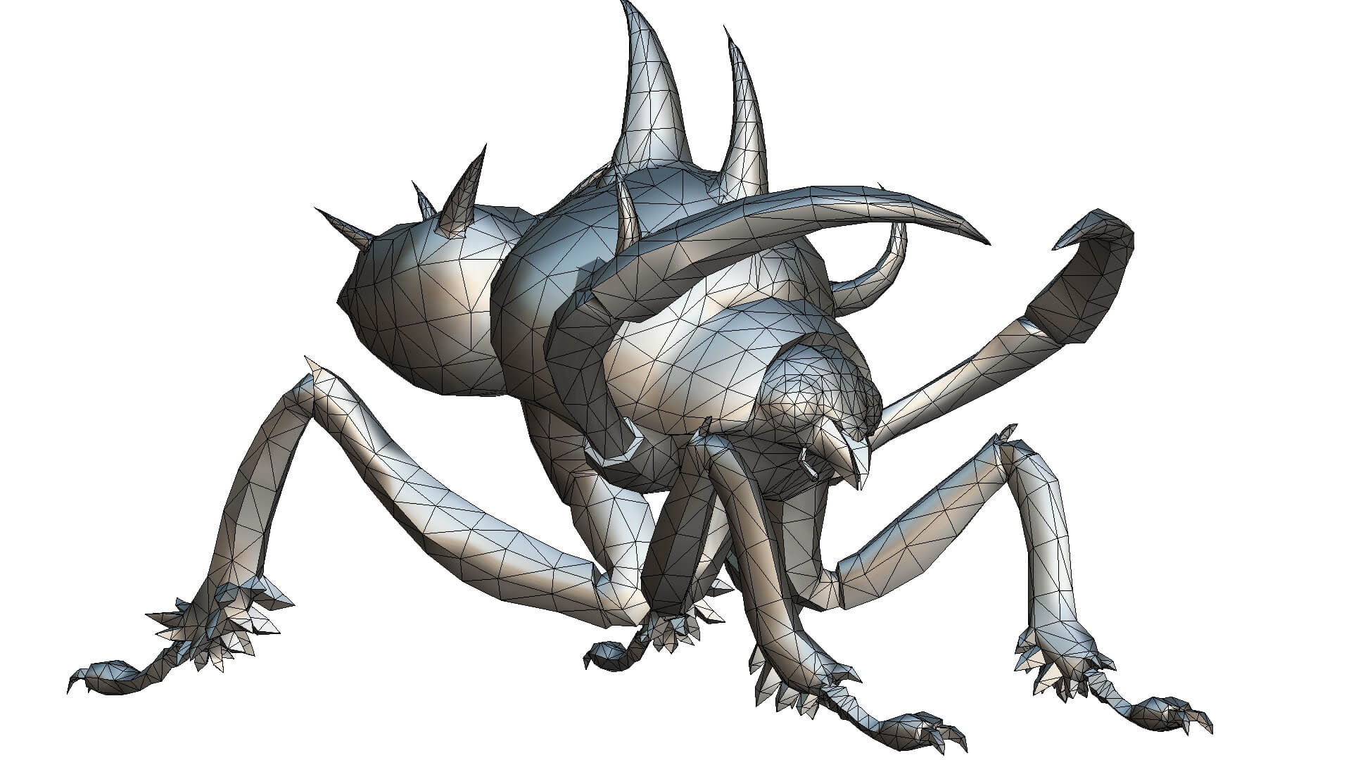 Big Insect Monster Mutant Ant Beetle - 3D Model by LiveBook3D