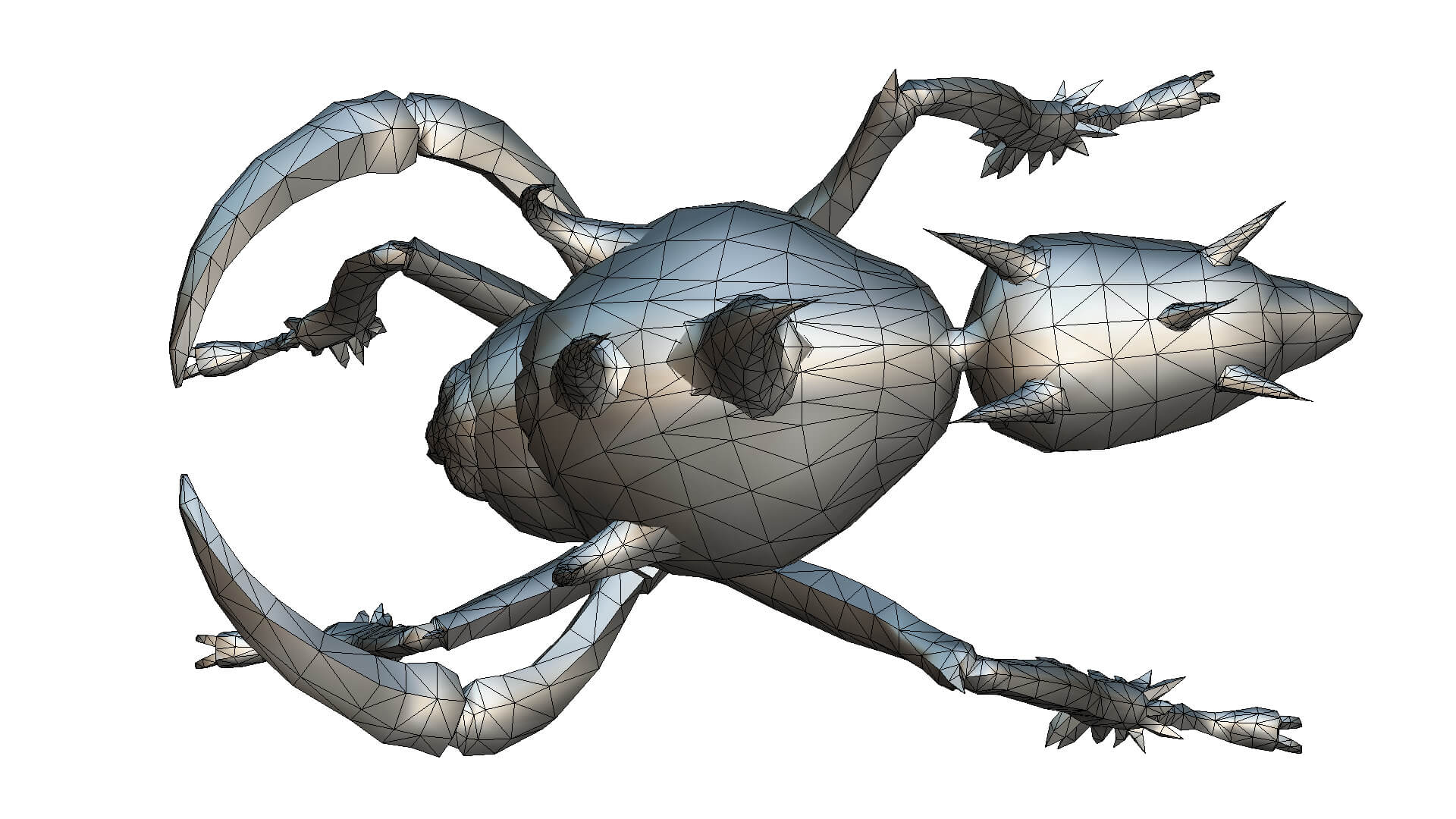 Big Insect Monster Mutant Ant Beetle - 3D Model by LiveBook3D