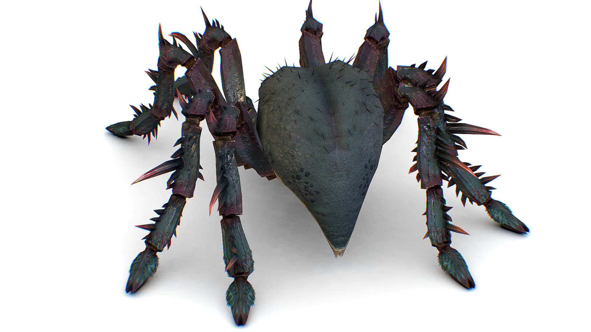 Black Fantasy Spider Monster Creature Giant Arachnid - 3D Model by ...