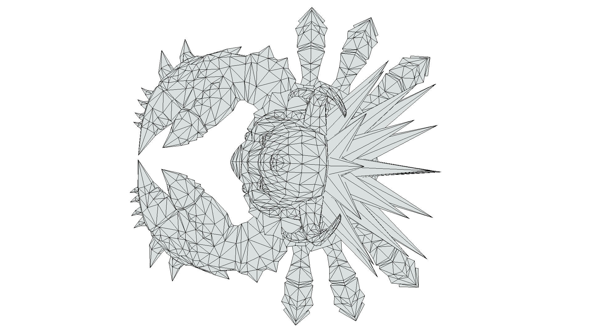 Blue Giant Crab Shell Crayfish Arthropod Sea Animal - 3D Model by ...