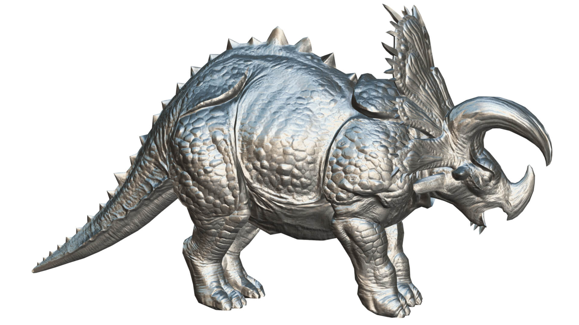 Dinosaur Triceratops Tricera Monster Giant - 3D Model by LiveBook3D