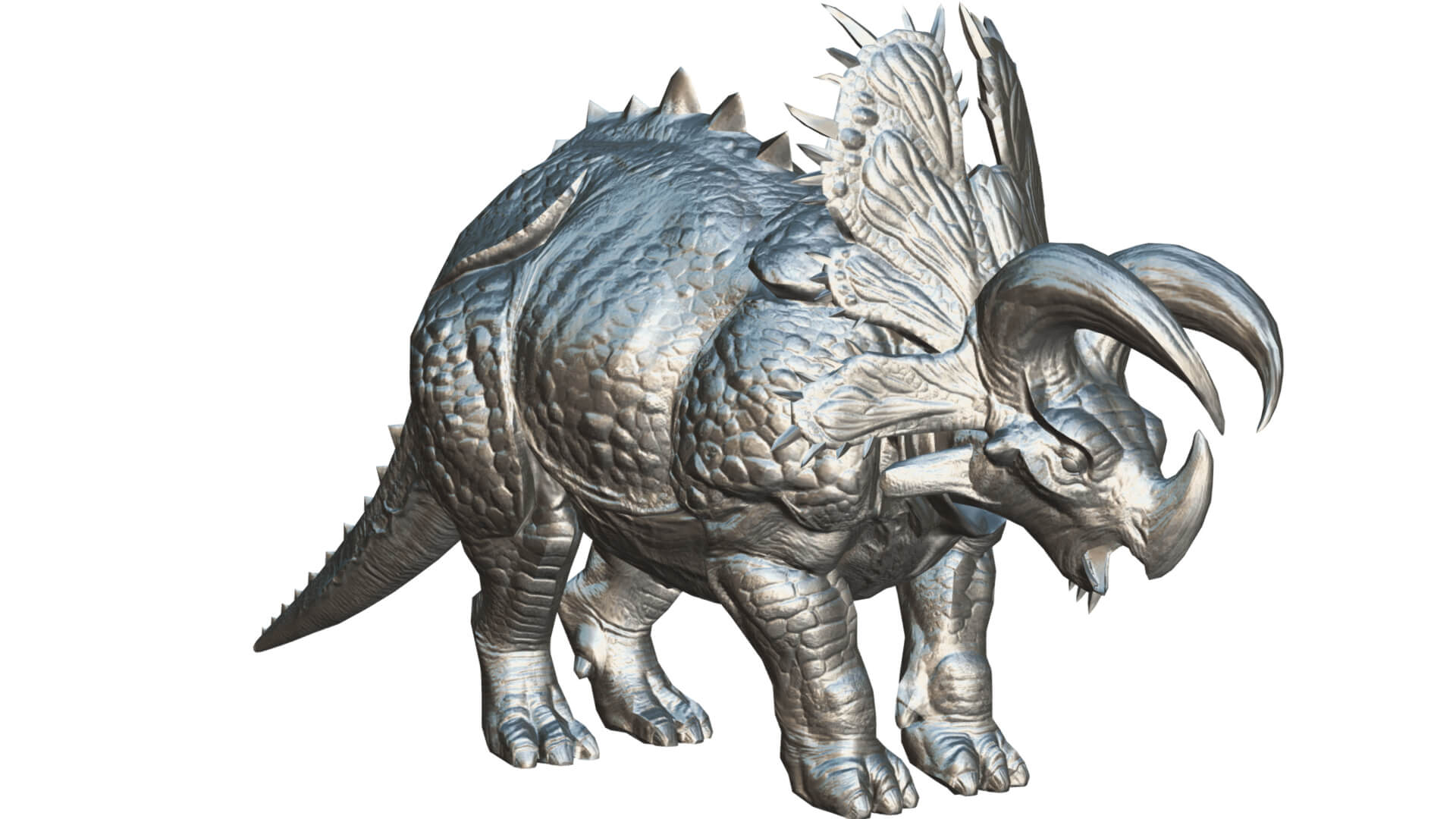 Dinosaur Triceratops Tricera Monster Giant - 3D Model by LiveBook3D