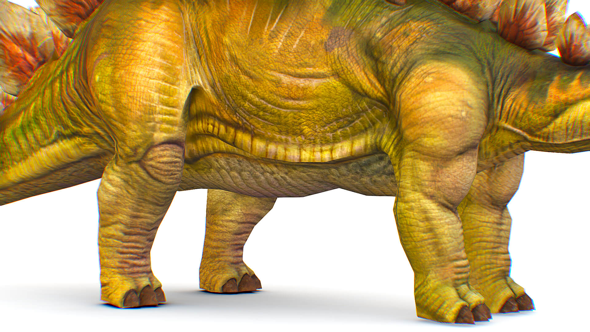Dinosaurs Dino Stegosaurus Old Animal - 3D Model by LiveBook3D