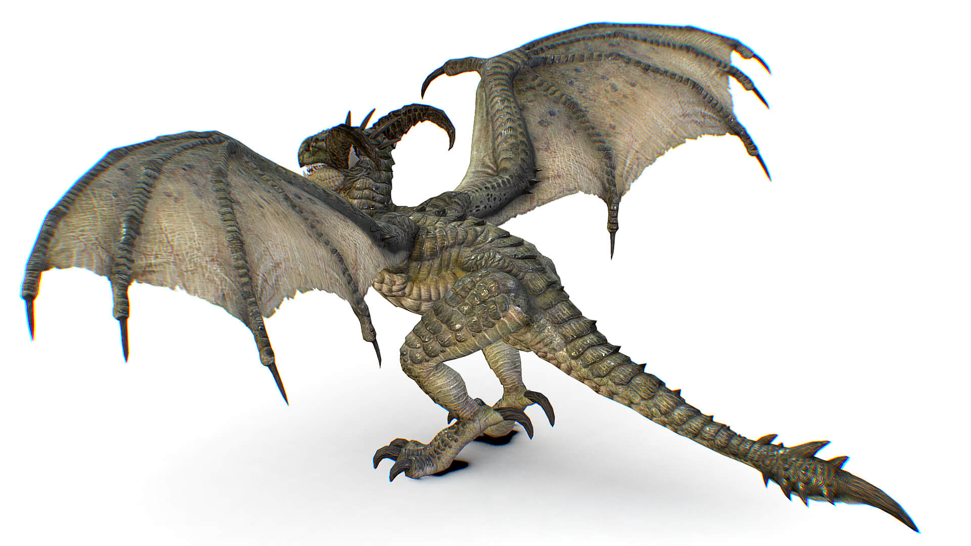 Dragon Fantasy Creature Monster Animal Pet Boss - 3D Model by LiveBook3D