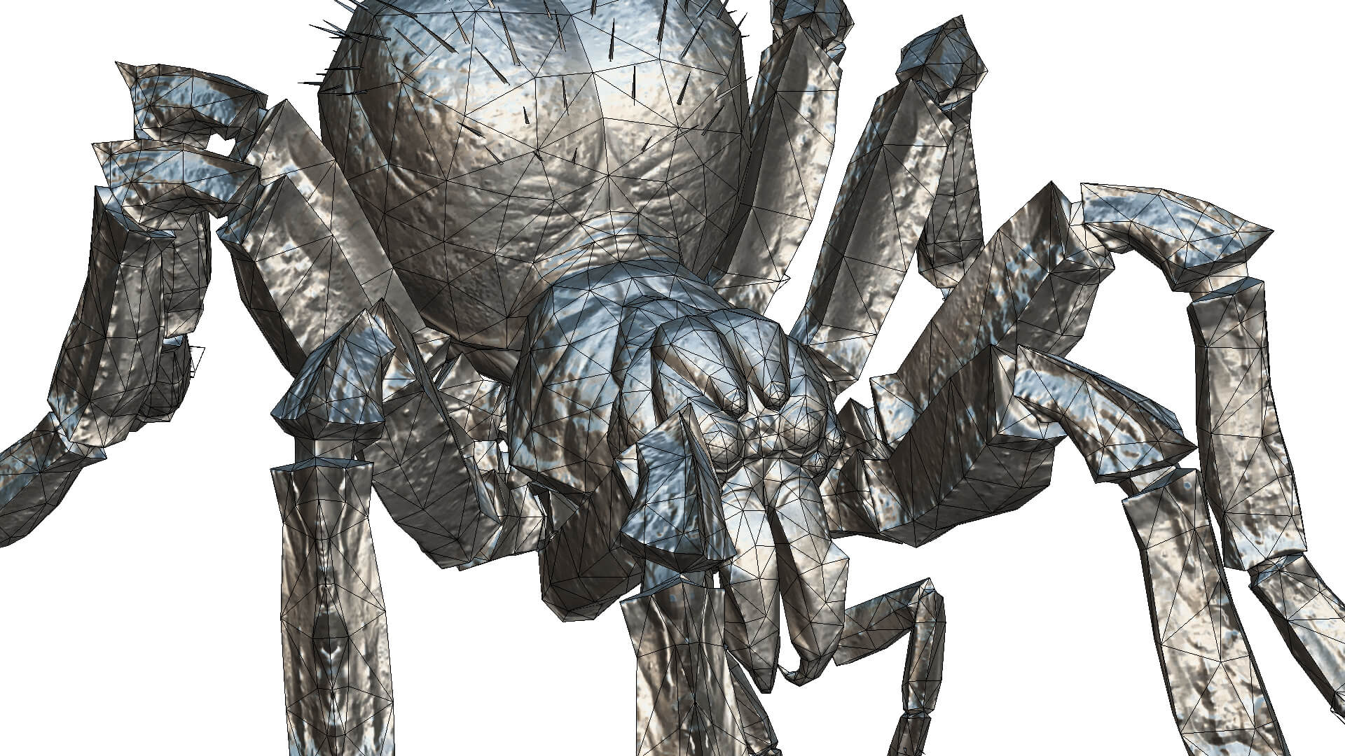 Fantasy Red Spider Monster Creature Giant Arachnid - 3D Model by LiveBook3D