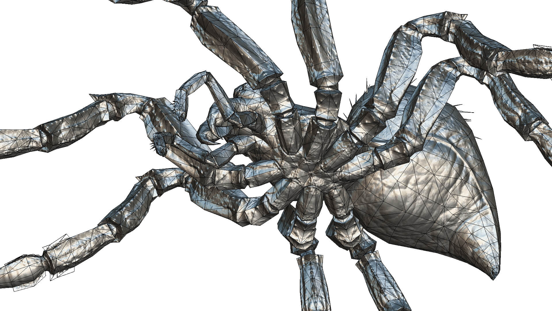Fantasy Red Spider Monster Creature Giant Arachnid - 3D Model by LiveBook3D