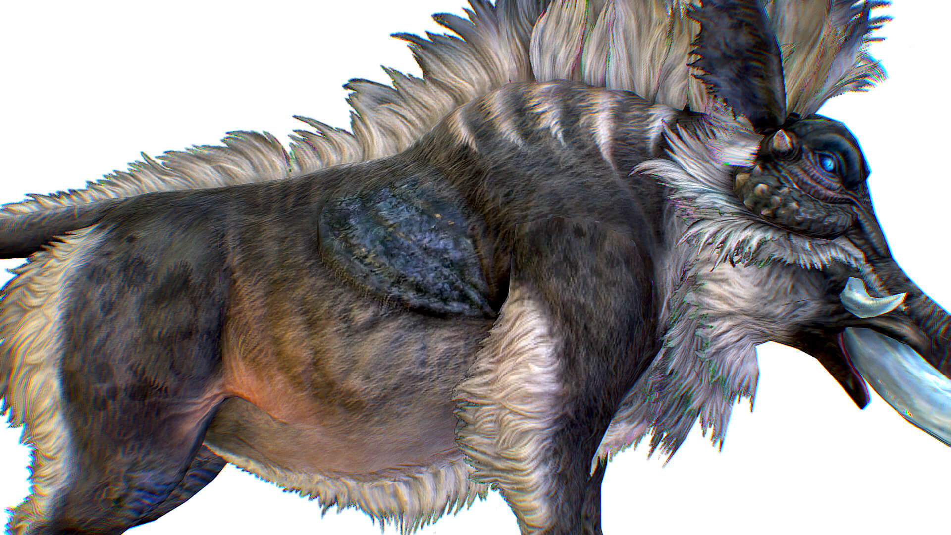 Forest Pig Animal Bushpig Big Giant Mammal - 3D Model by LiveBook3D