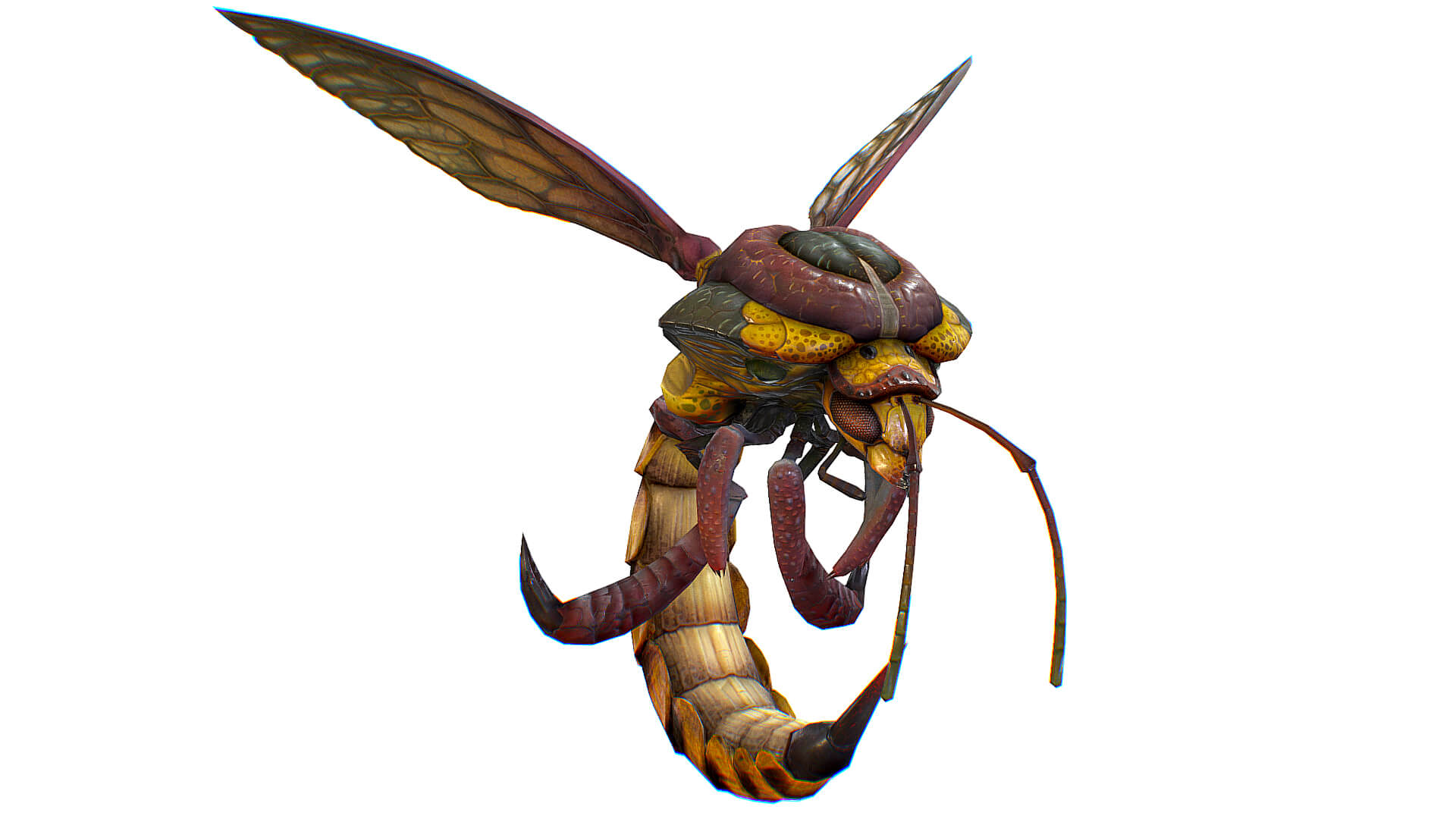 Giant Bee Insect Monster Bug Beetle Animal - 3D Model by LiveBook3D