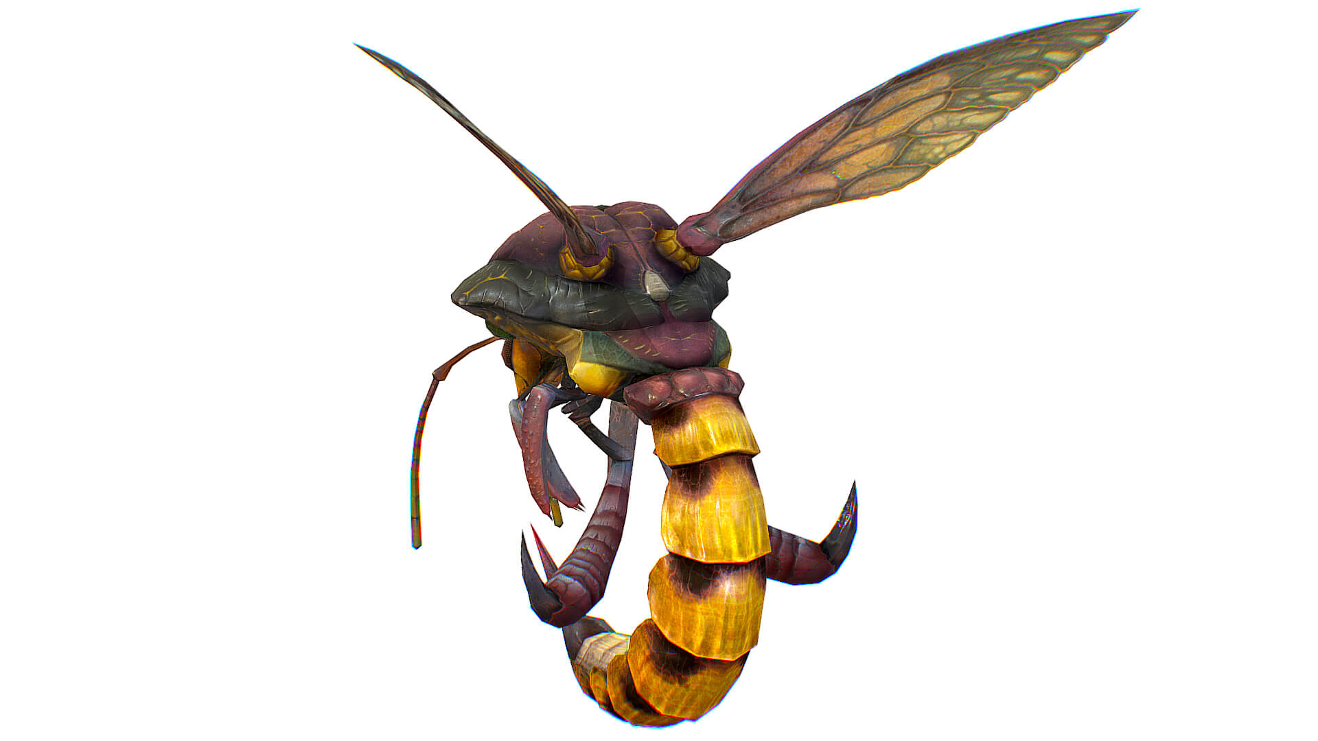 Giant Bee Insect Monster Bug Beetle Animal - 3D Model by LiveBook3D