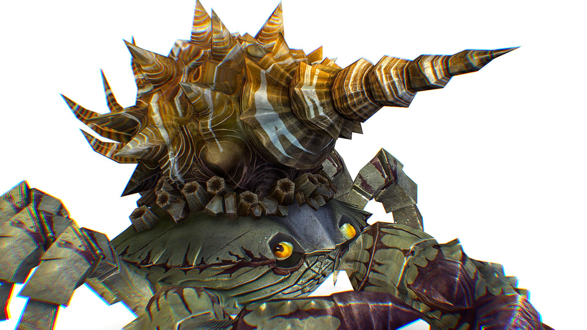 Gray Giant Crab Shell Crayfish Arthropod Sea Animal - 3D Model by ...