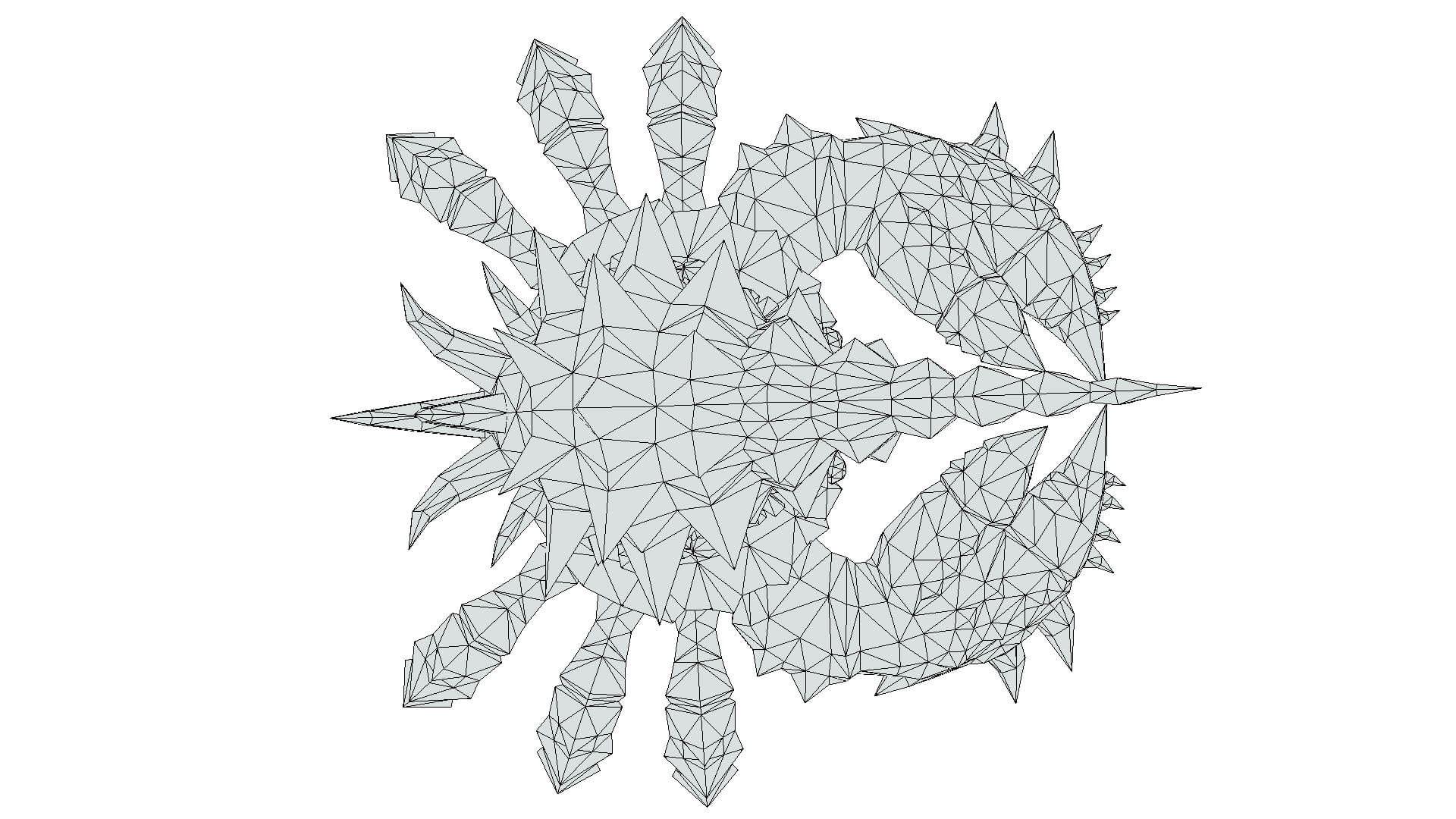 Gray Giant Crab Shell Crayfish Arthropod Sea Animal - 3D Model by ...