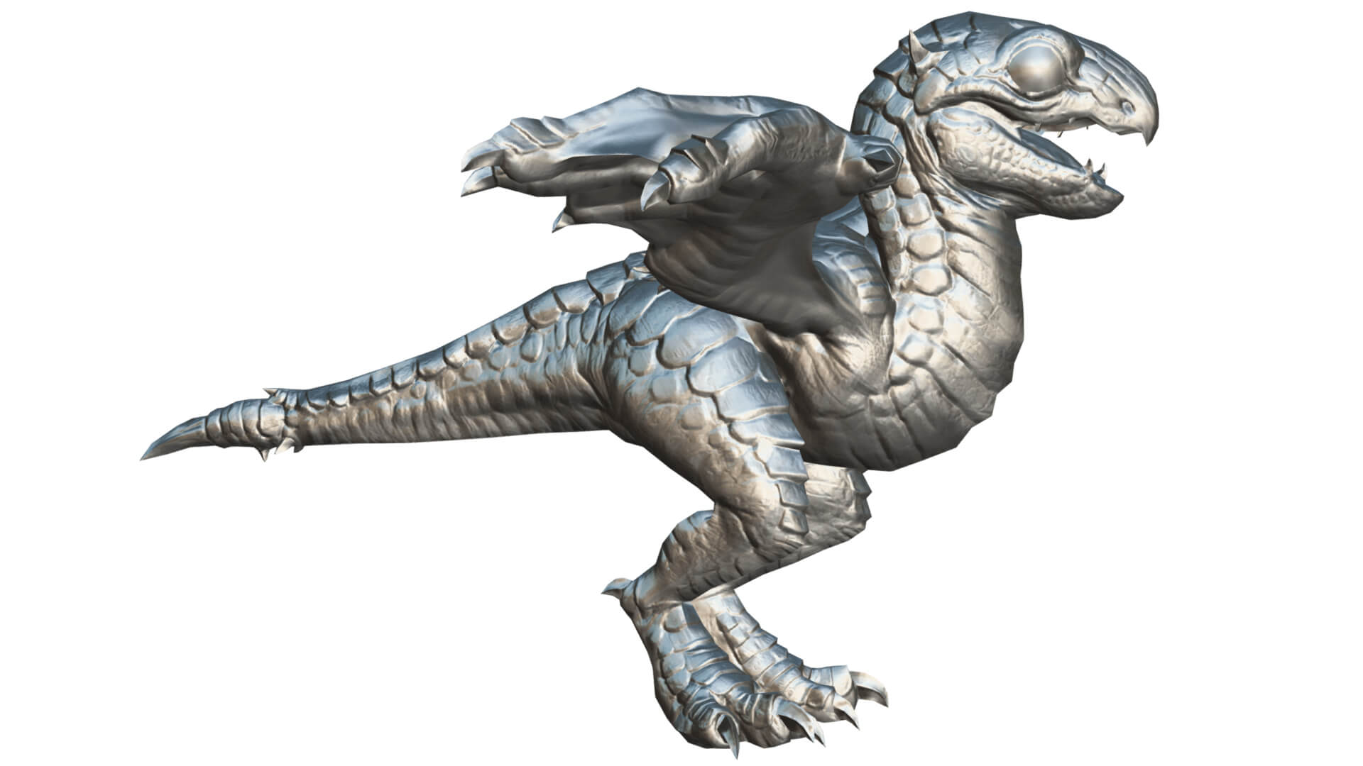 Green Baby Dragon Fantasy Creature Monster Animal Pet Boss - 3D Model ...