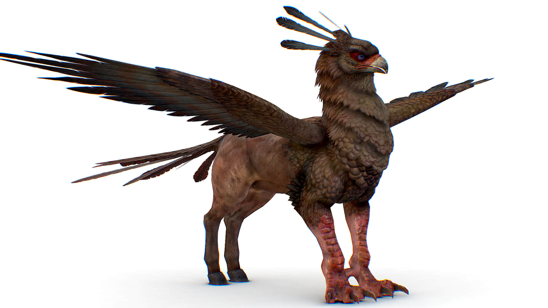 Griffon Fantasy Mythic Griffon Monster Creature - 3D Model by LiveBook3D