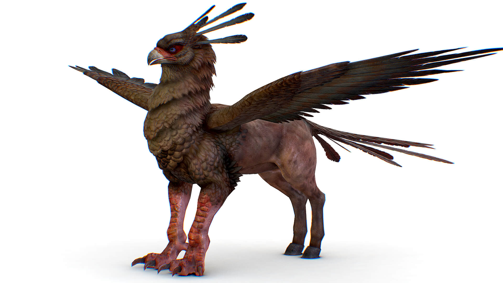 Griffon Fantasy Mythic Griffon Monster Creature - 3D Model by LiveBook3D