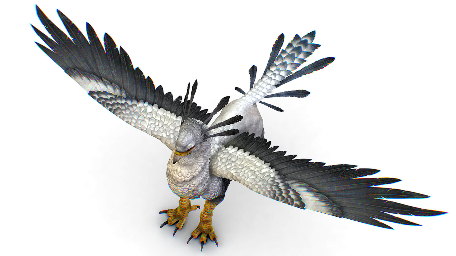 Griffon Fantasy Mythic Gryphon Monster Creature - 3D Model by LiveBook3D
