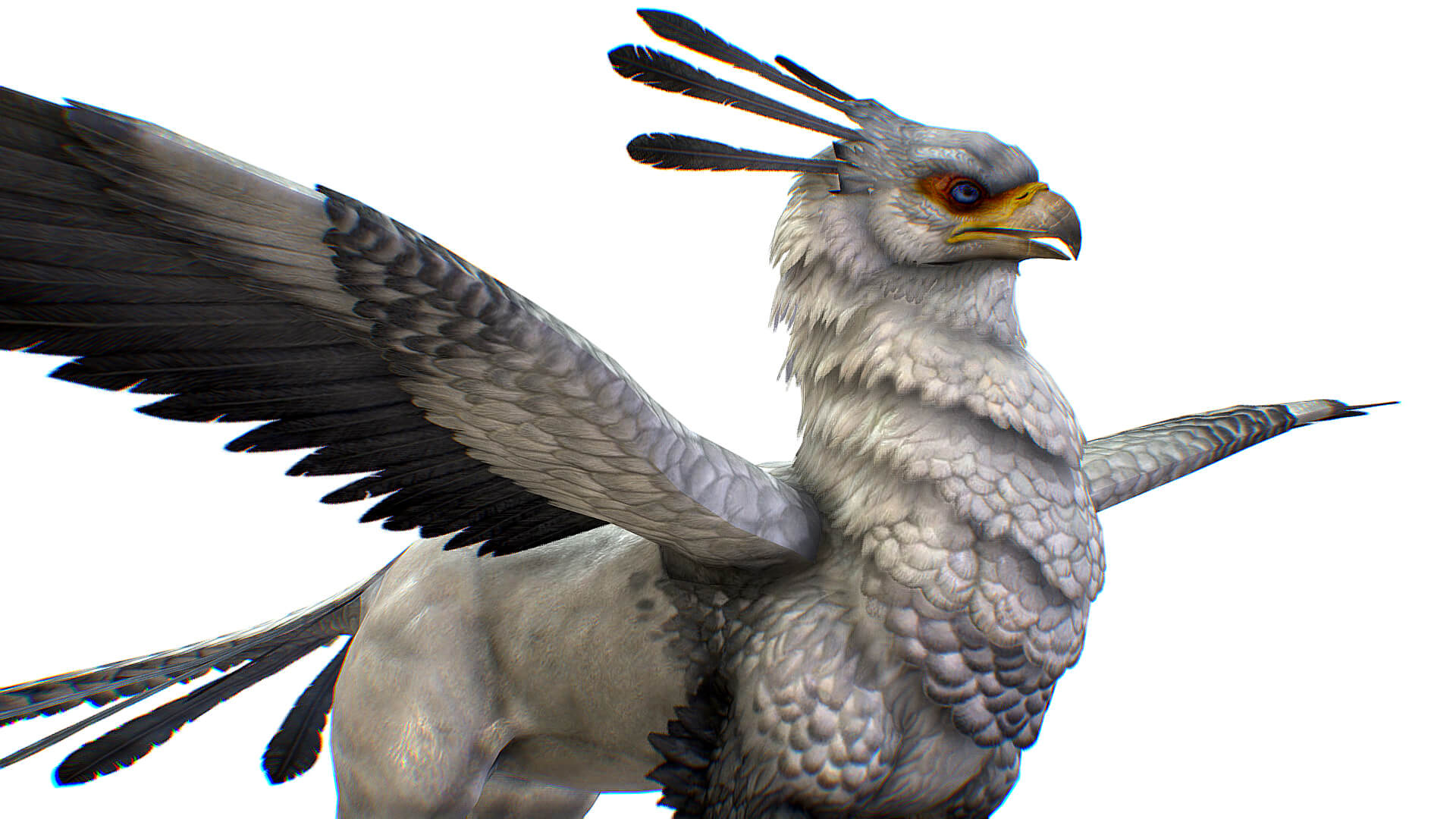 Griffon Fantasy Mythic Gryphon Monster Creature - 3D Model by LiveBook3D