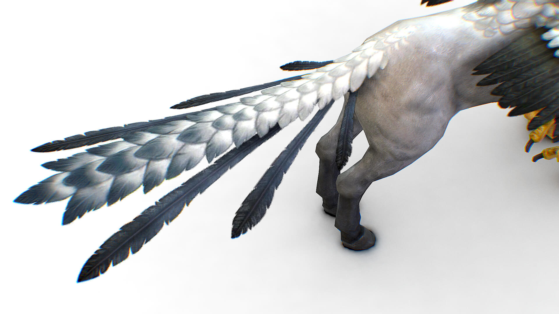 Griffon Fantasy Mythic Gryphon Monster Creature - 3D Model by LiveBook3D