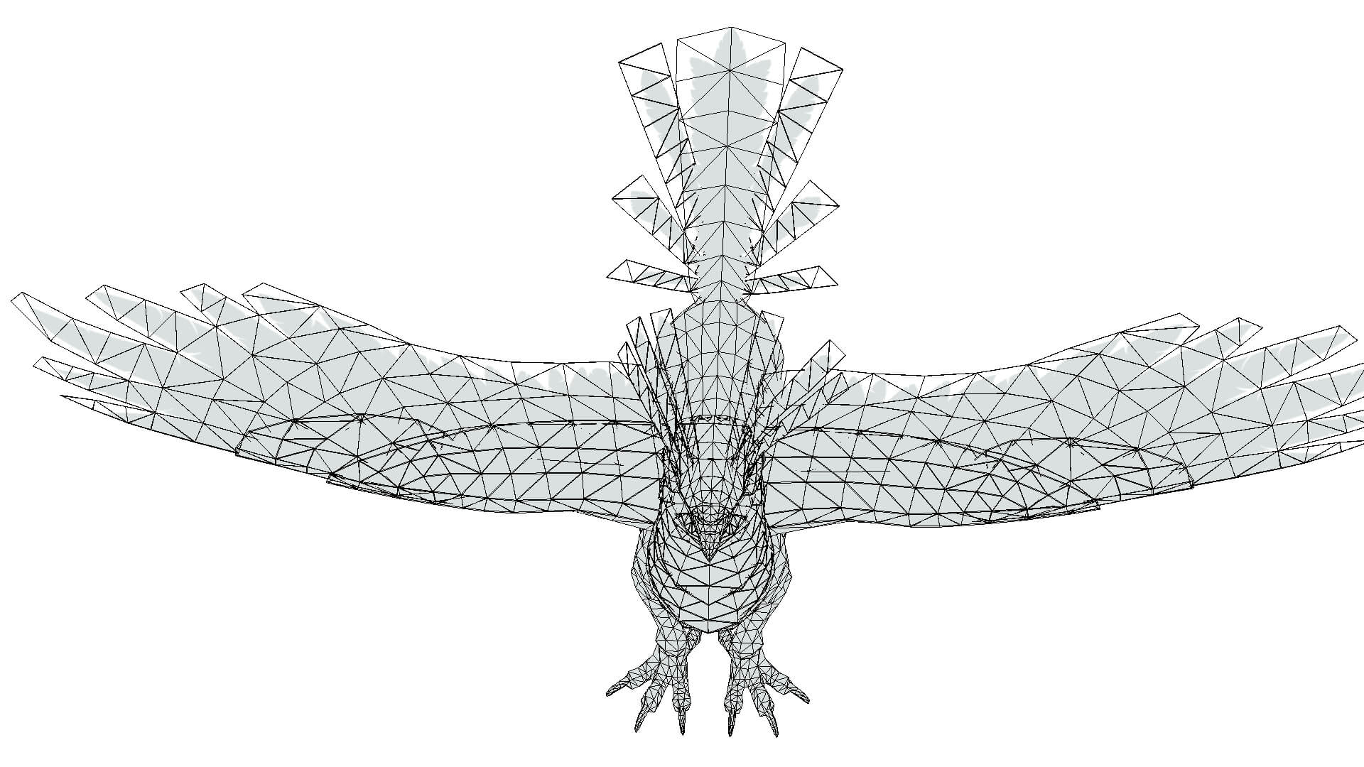 Griffon Fantasy Mythic Gryphon Monster Creature - 3D Model by LiveBook3D