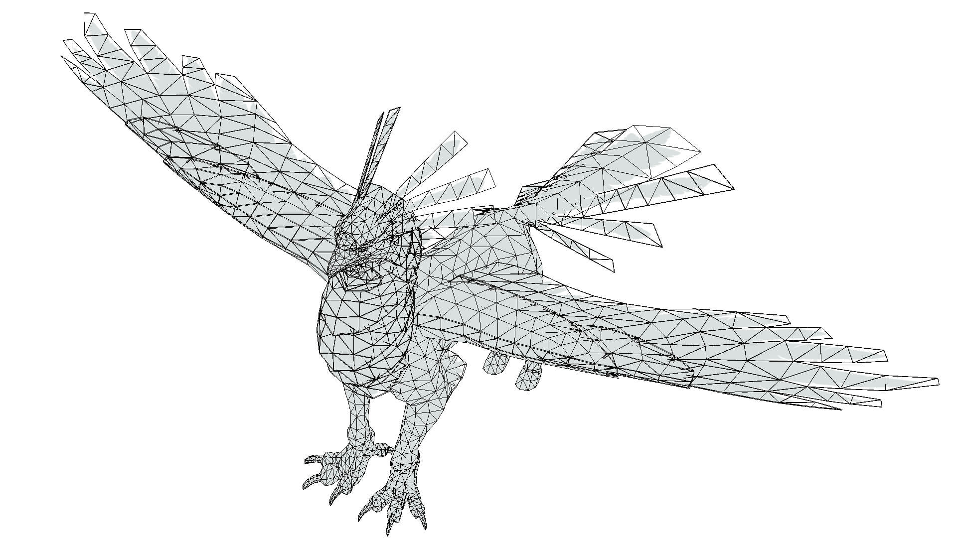 Griffon Fantasy Mythic Gryphon Monster Creature - 3D Model by LiveBook3D