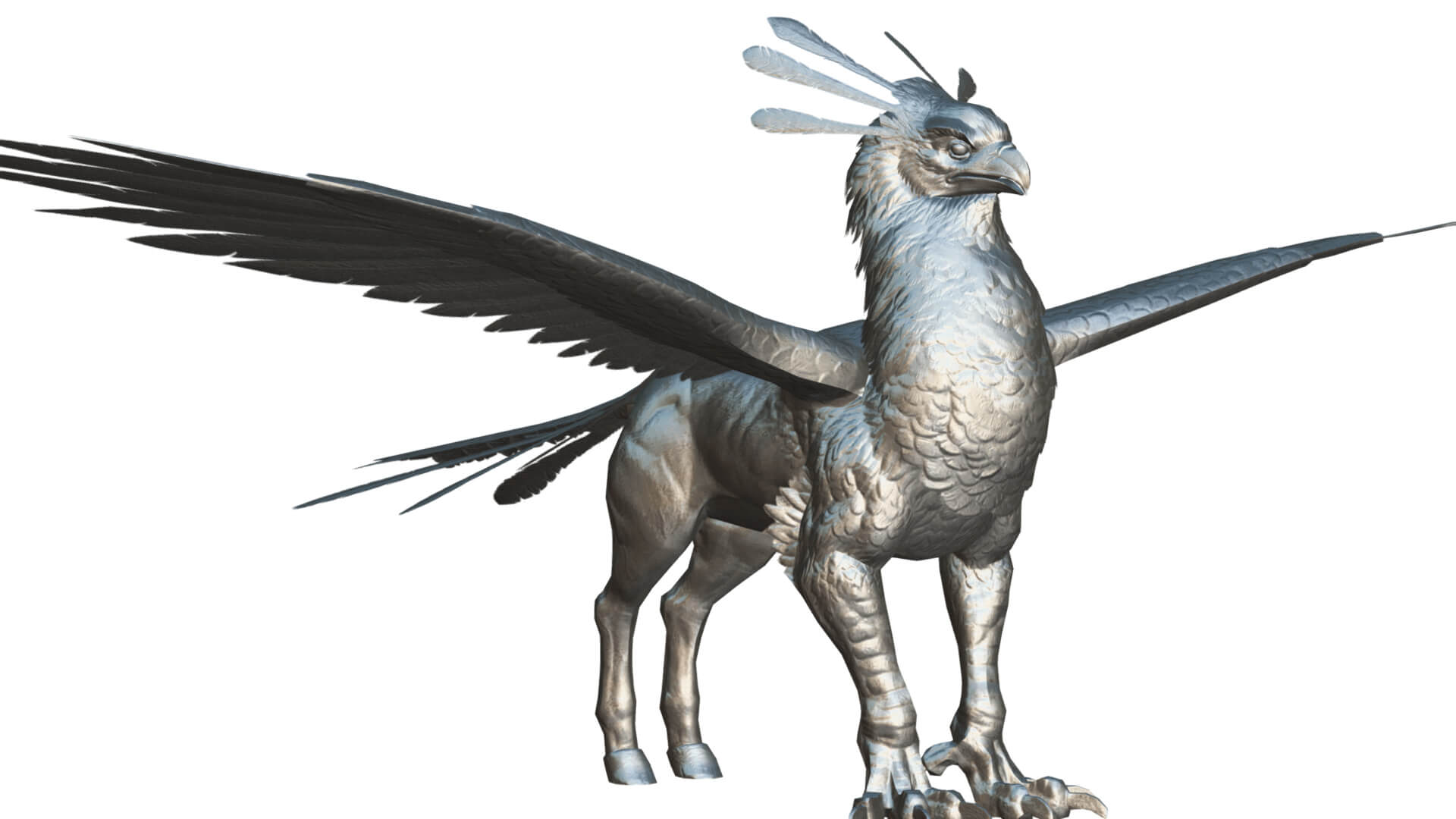 Griffon Fantasy Mythic Gryphon Monster Creature - 3D Model by LiveBook3D