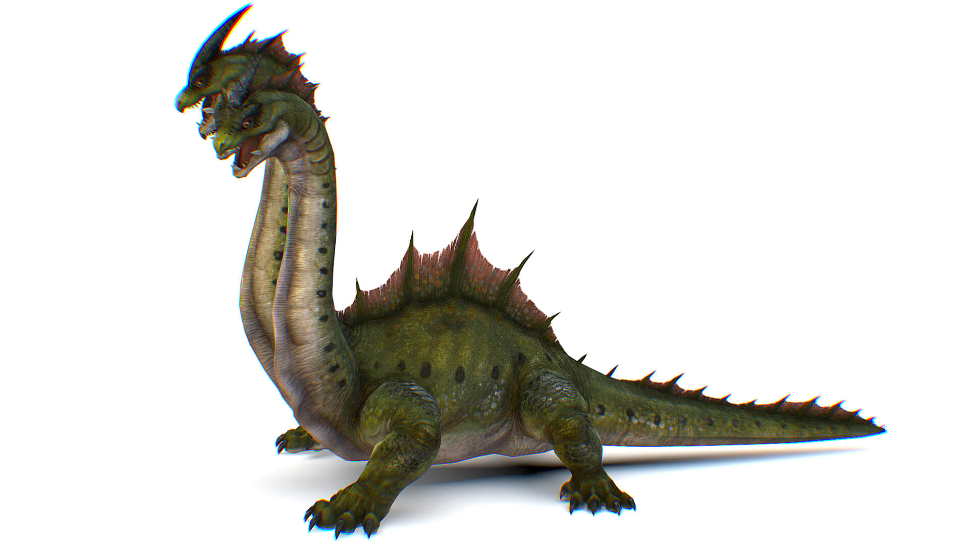 Hydra Mythical Creature Lizard Animal Legendary Reptile - 3D Model by ...